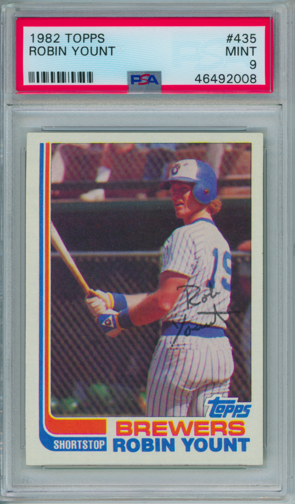1982 Topps #435 Robin Yount PSA 9++ - Flashback Champs